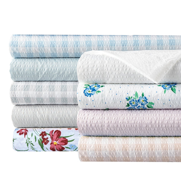 Seersucker Sheet Set with extra pillowcases – Shavel Home Products